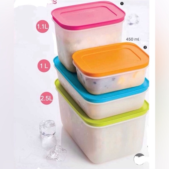 Tupperware | Kitchen | Tupperware Freezer Mates Set Of 4 | Poshmark